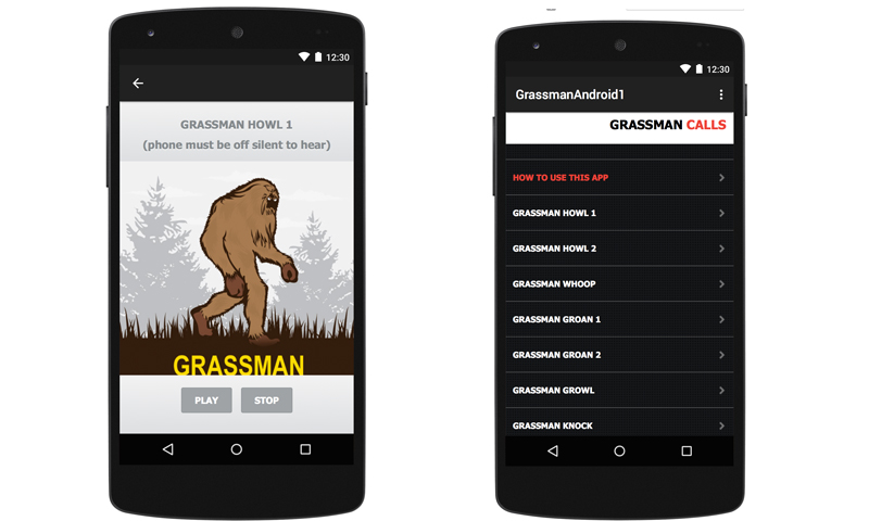 Grassman Sounds & Grassman calls for Finding Grassman, Bigfoot & Sasquatch:Amazon.in:Appstore ...