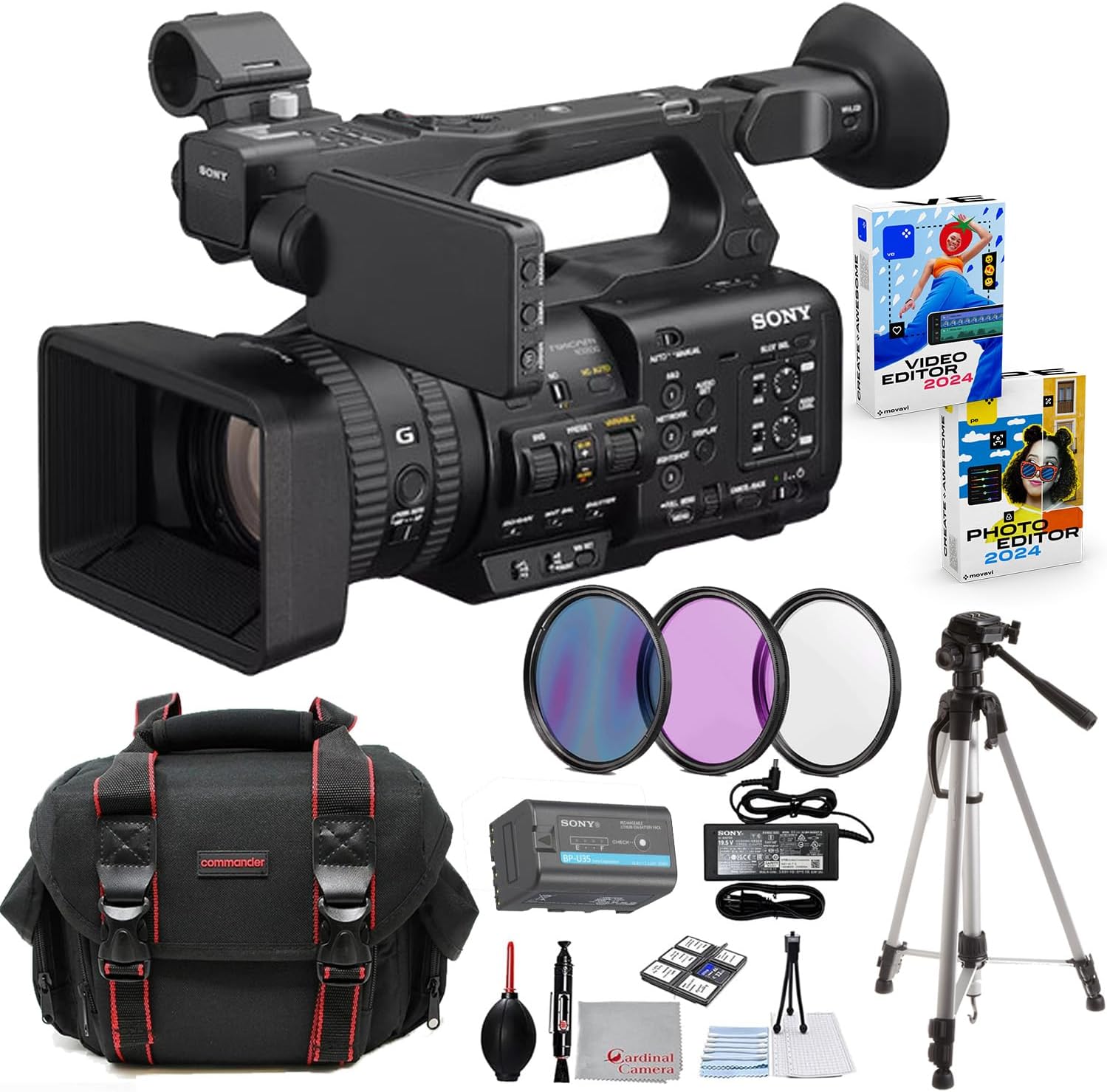 Amazon.com : Sony HXR-NX800 4K 1" CMOS Sensor NXCAM Camcorder Bundle ...