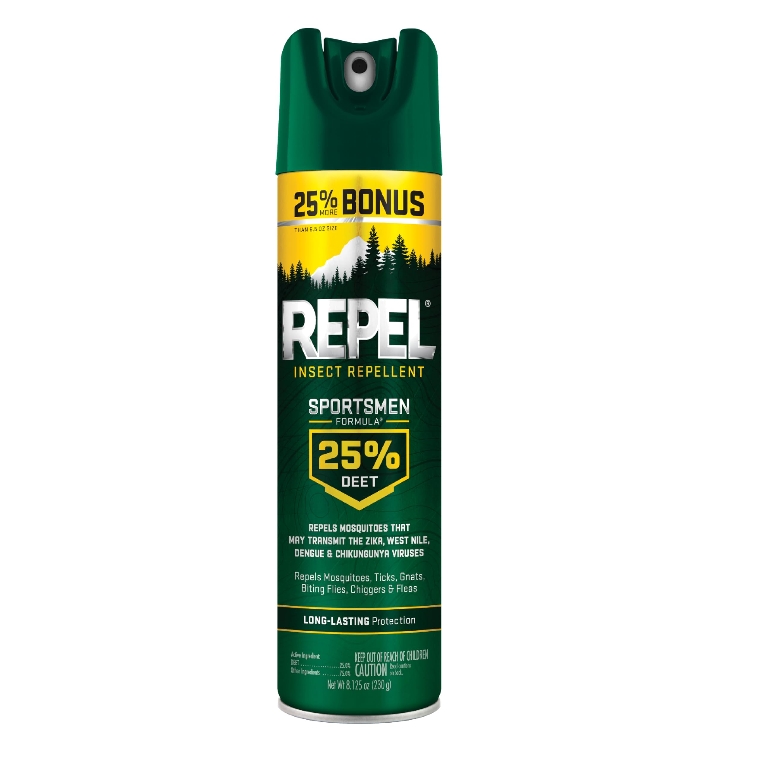 Amazon.com: Repel Insect Repellent Sportsmen Formula 25% DEET, 8.125 ...