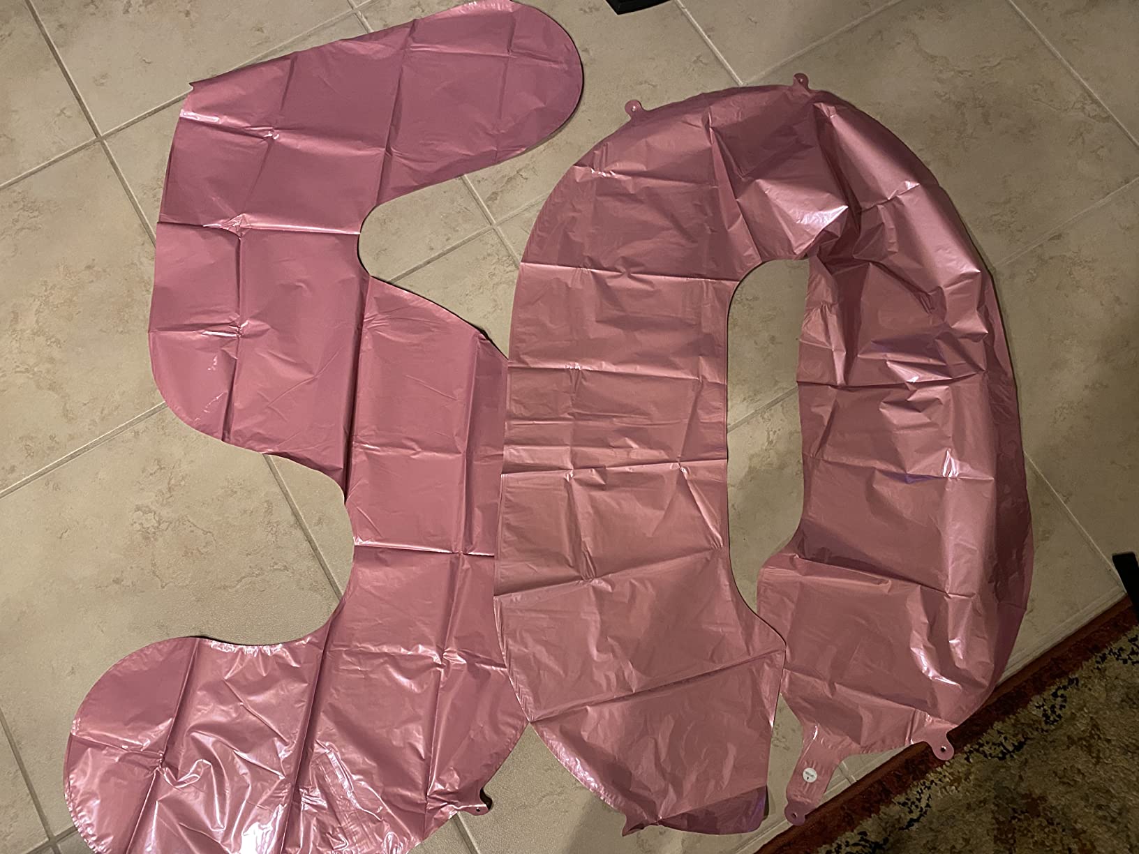 Amazon.com: Pink 40 inch Large number 50 balloon 50th birthday ...