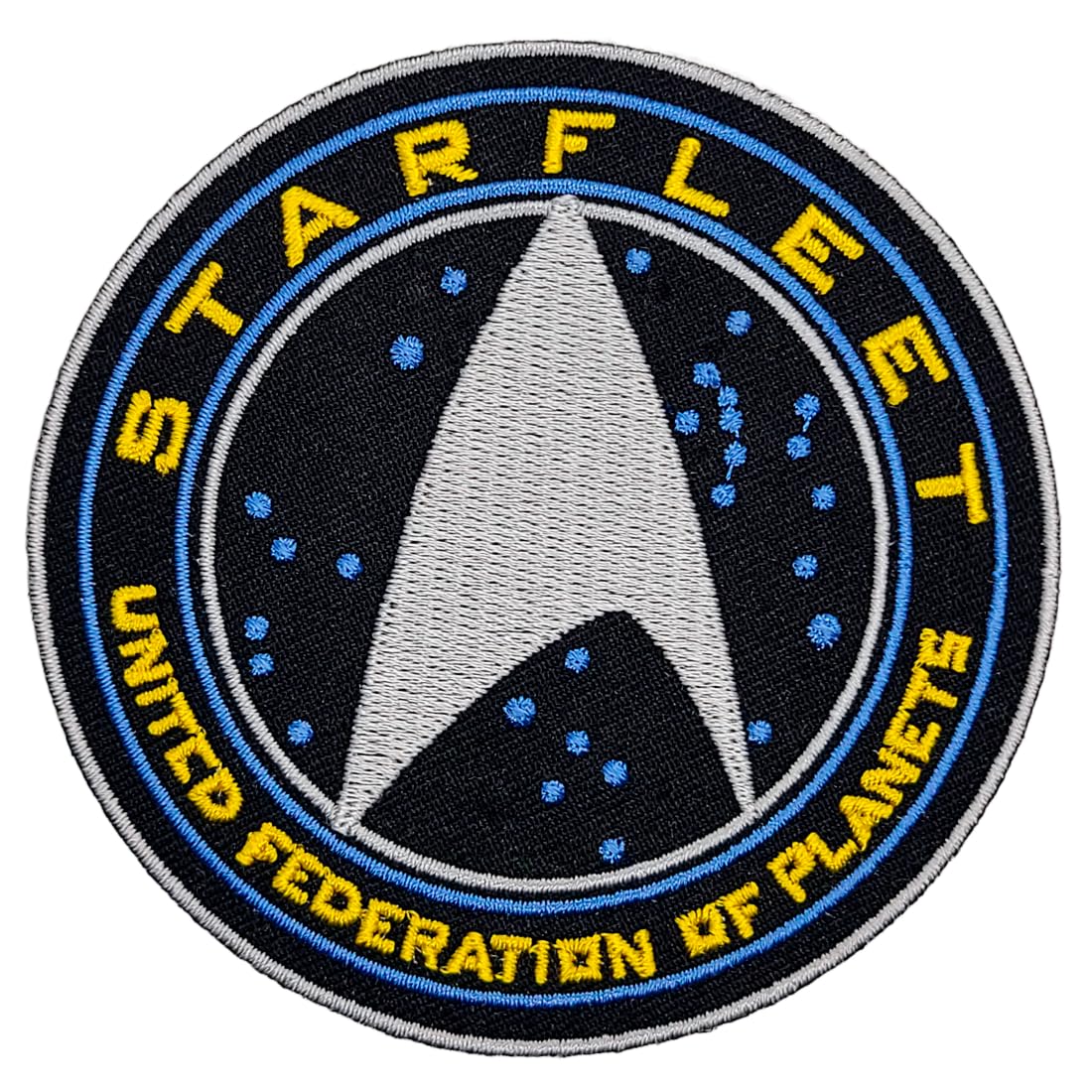 Amazon.com: Starfleet United Federation Space of Planets Patch - 3.5 ...