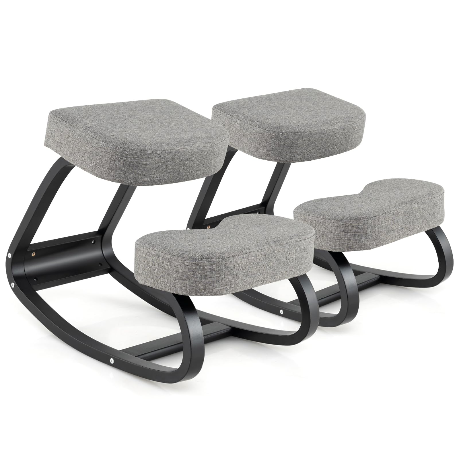 Amazon.com: Giantex Ergonomic Kneeling Chair, Rocking Posture Chair ...