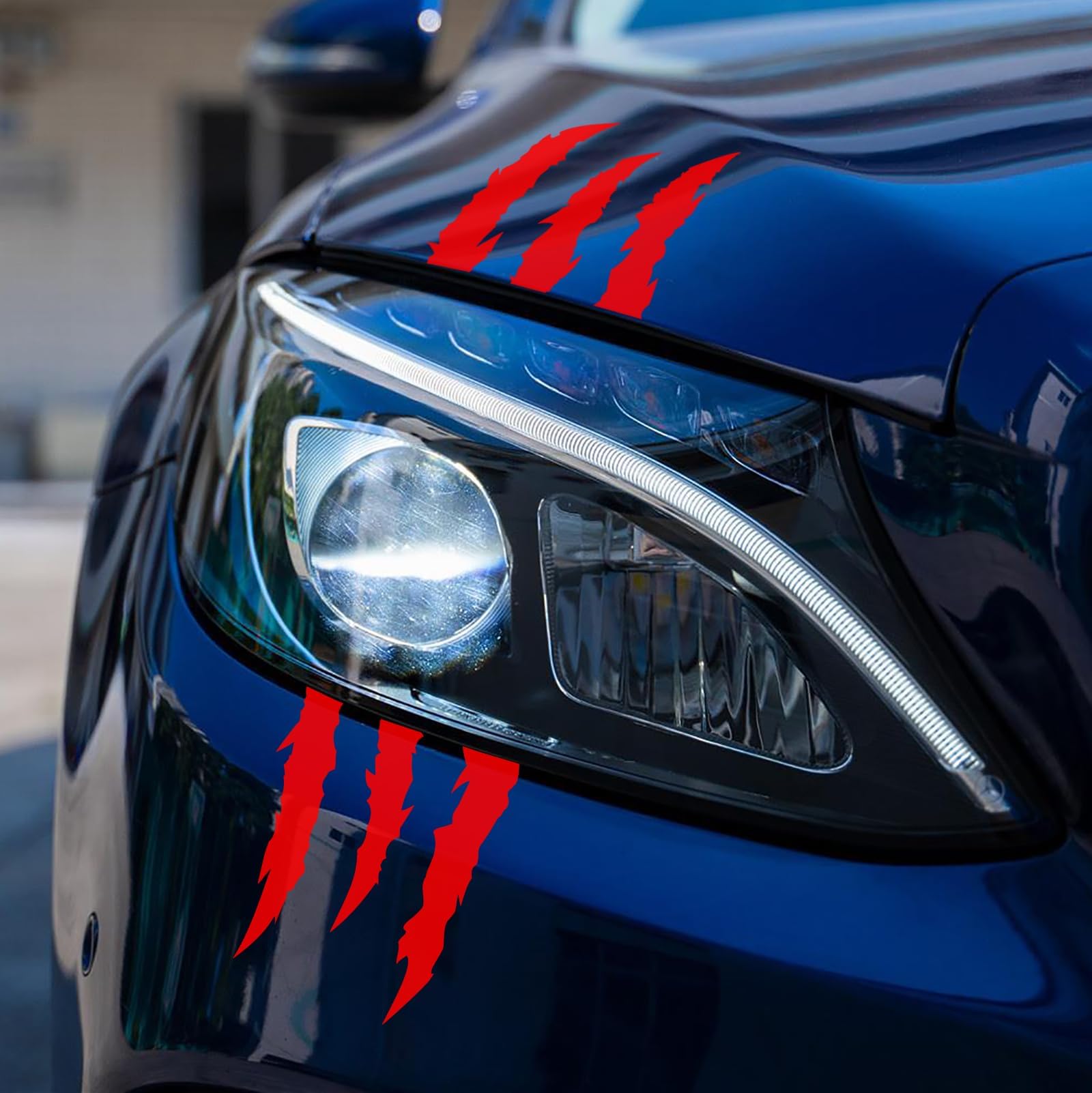 Amazon.com - Car Stickers Reflective Monster Claw Scratch Marks ...