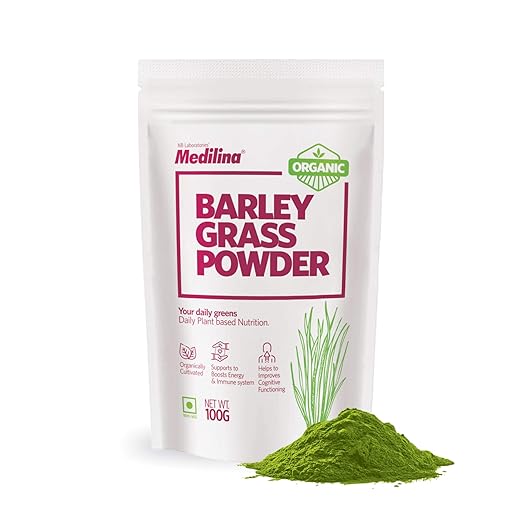 Buy Medilina Barley Grass Powder | Vegan Superfood | Antioxidant ...