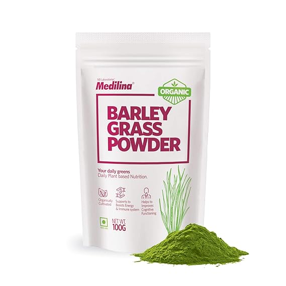 Buy Medilina Barley Grass Powder | Vegan Superfood | Antioxidant ...