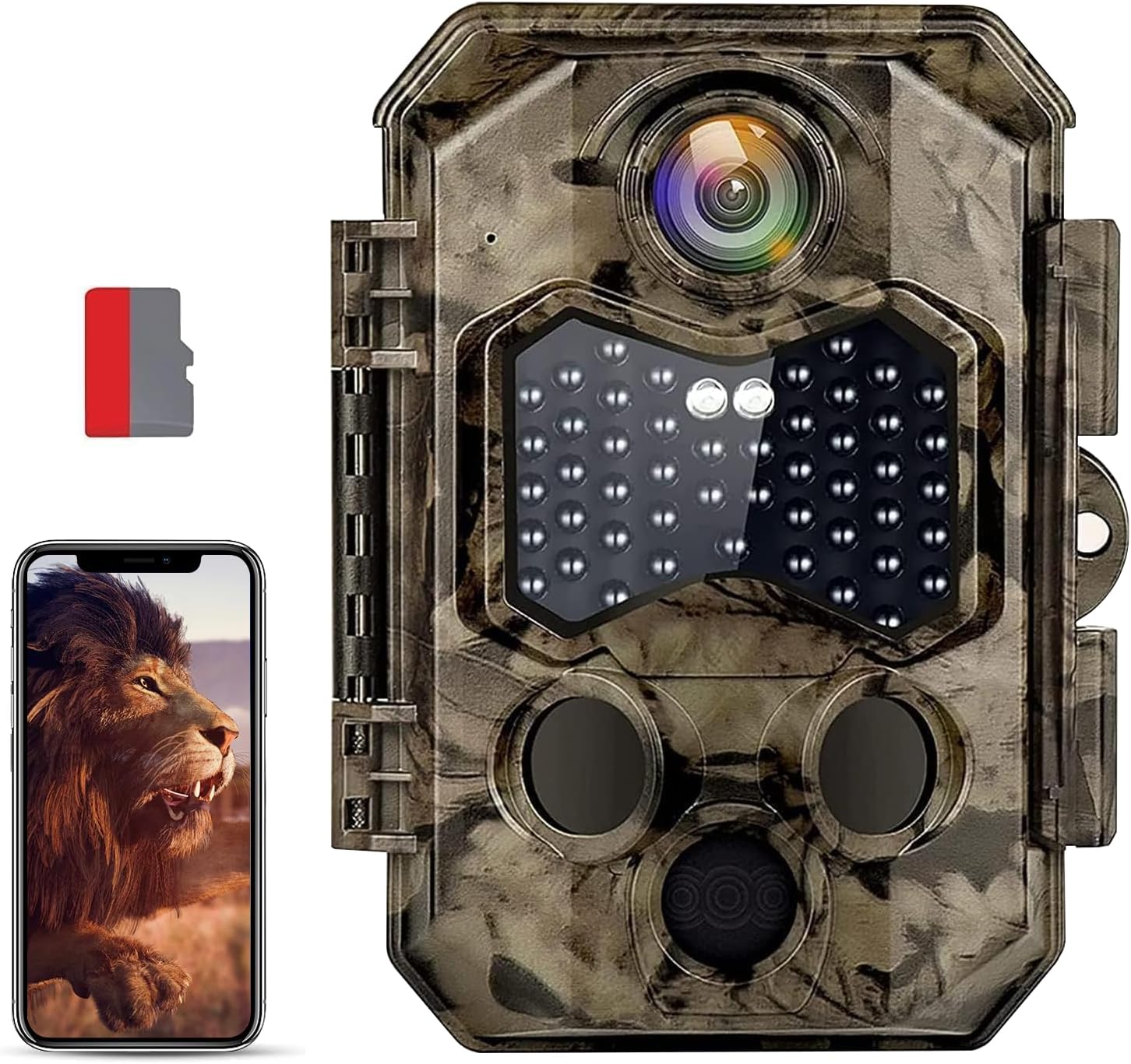 Amazon.com: WiFi Trail Camera, 4K Trail Camera Sends Picture to Cell ...