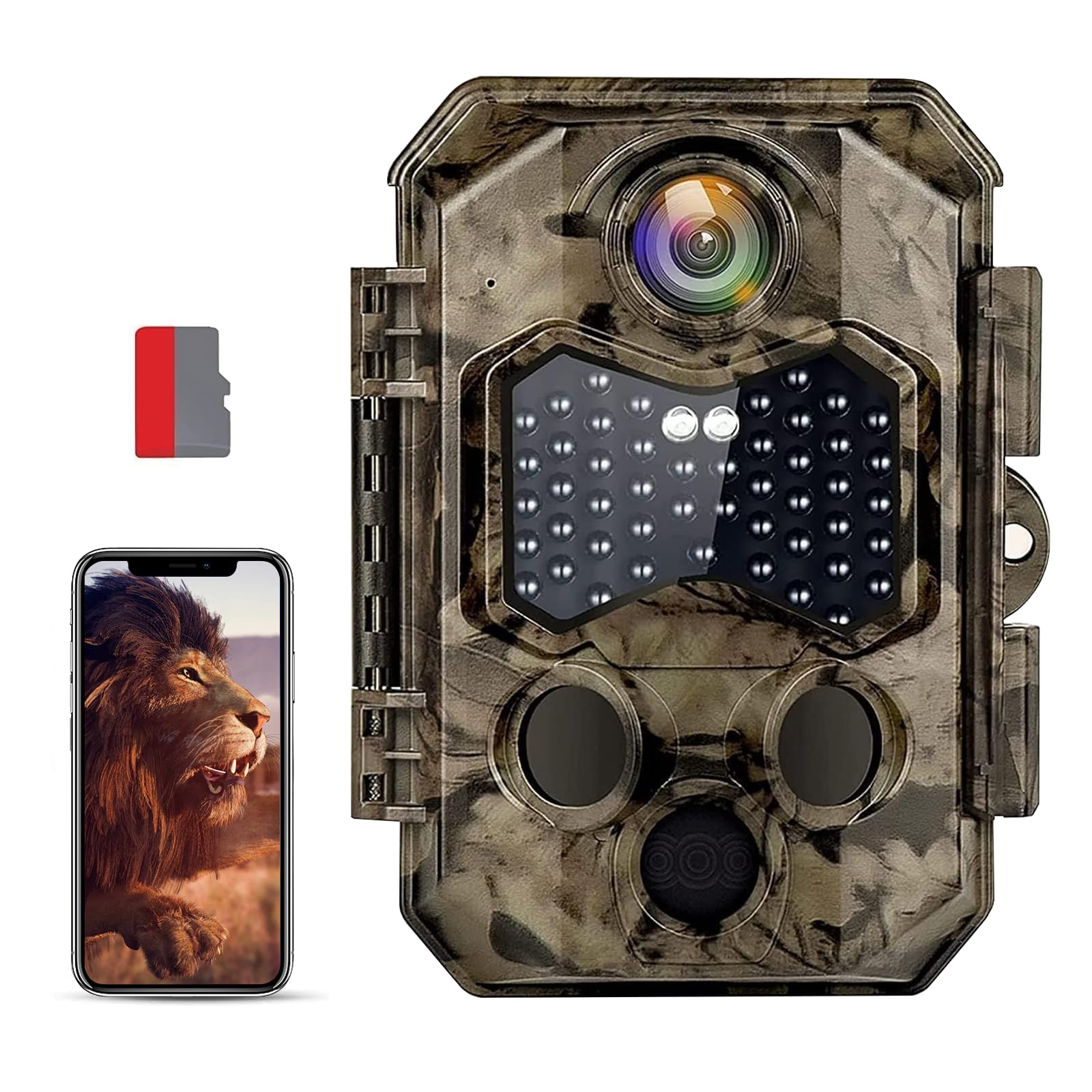 Amazon.com: WiFi Trail Camera, 4K Trail Camera Sends Picture to Cell ...