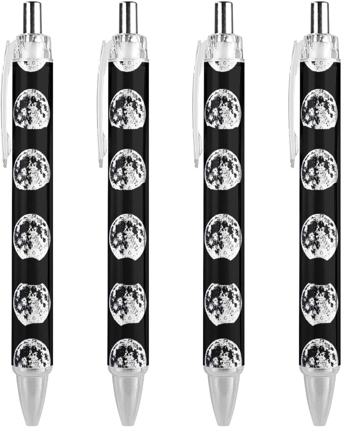 Amazon.com: Gothic and Boho Moon Phase Retractable Ballpoint Pen ...