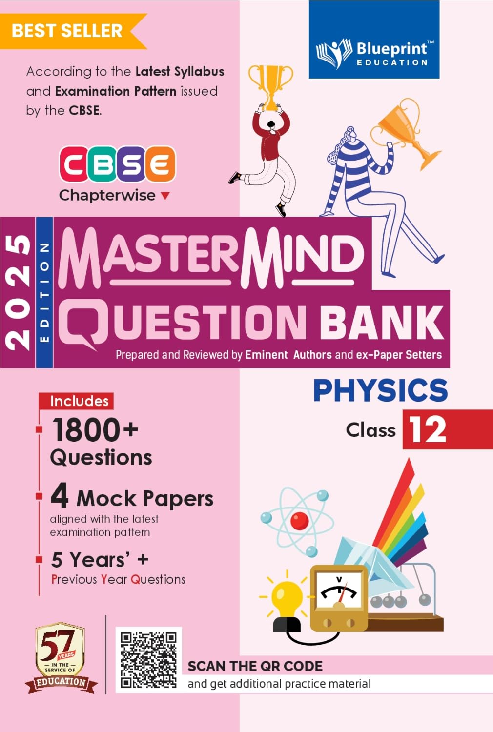 CBSE question bank class 12 Physics by Mastermind for 2025 : Blueprint Editorial Board ...