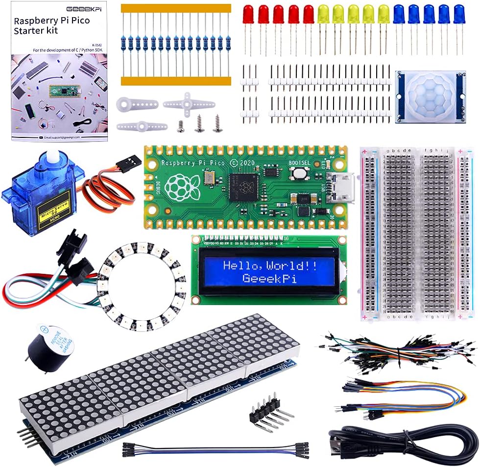 Amazon.co.jp: SunFounder Raspberry pi 用のスターター電子工作キット, ラズパイプログラミング, オンライン日本語説明書800+ページ詳細な教本と豊富な ...