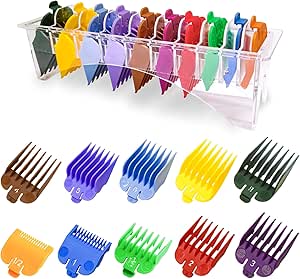Amazon.com: 10 Professional Hair Clipper Guards Cutting Guides Fits for Most Wahl Clippers with ...