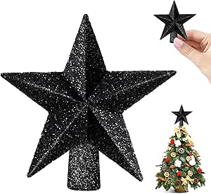 Amazon.com: WASAFV Mini Star Tree Topper for Christmas, Small Christmas ...