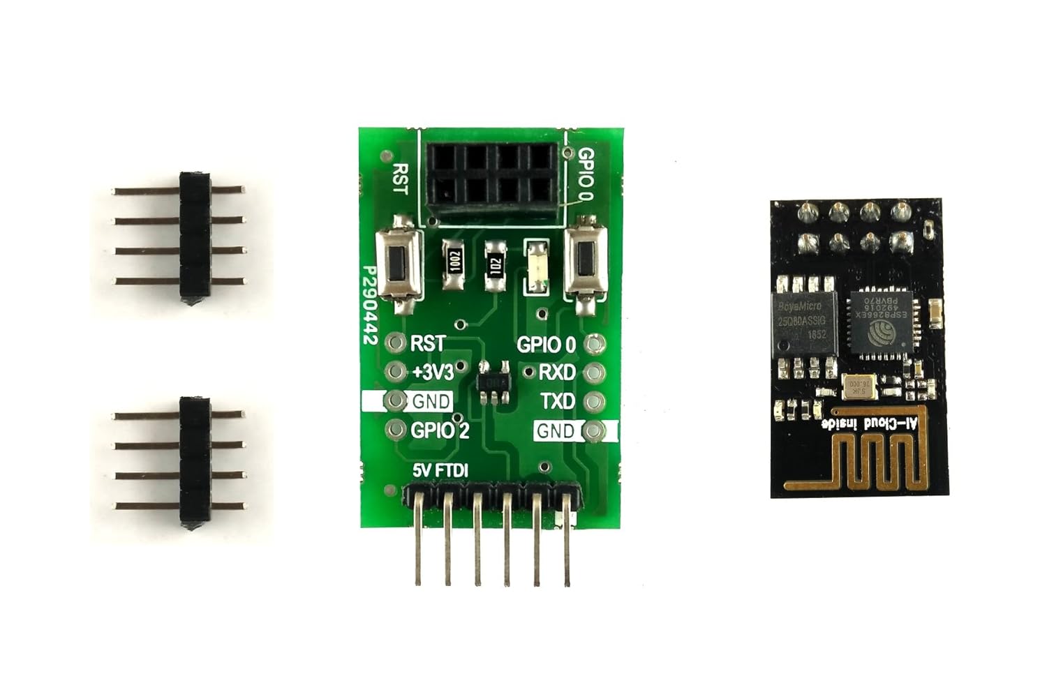 ESP8266 ESP-01 Breakout Board with ESP01 WiFi Module : Amazon.in: Industrial & Scientific
