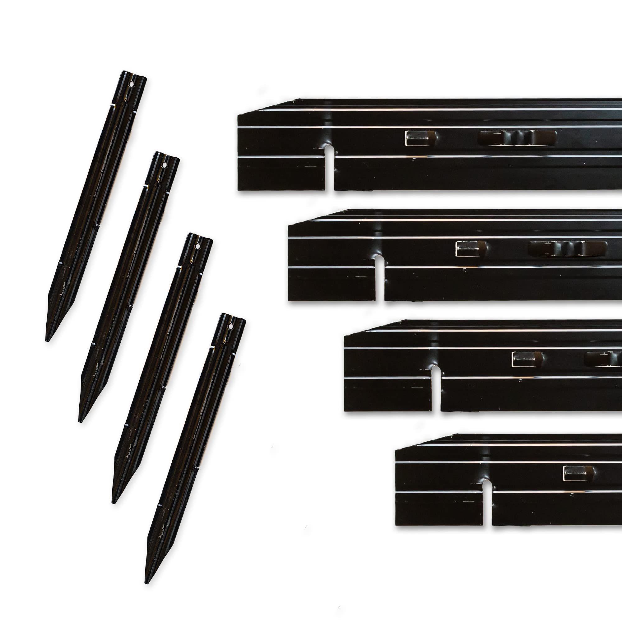 Amazon.com : Cleanline 1/8"x4"x8' Black DuraFlex (120 Feet per Box ...