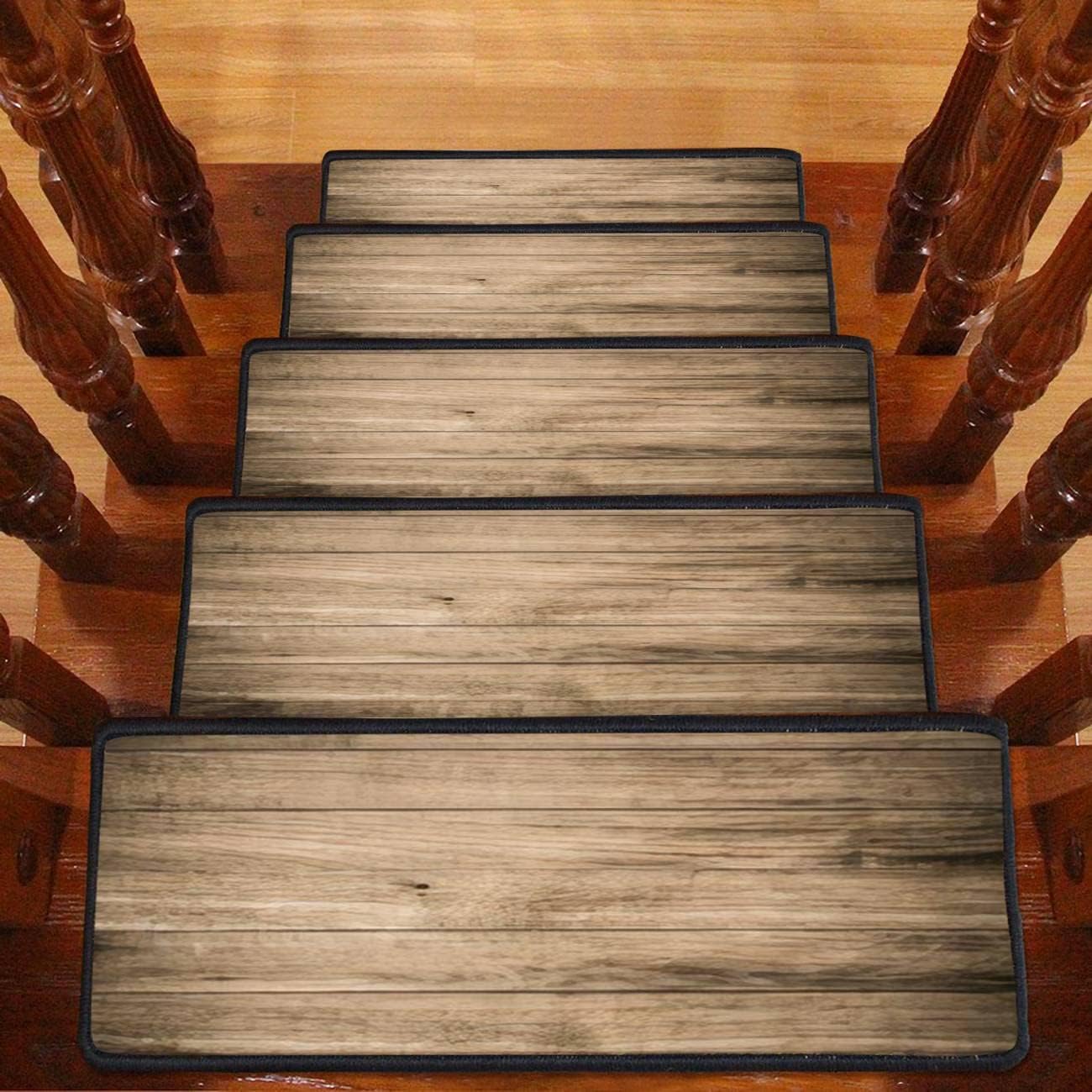 Amazon.com: Old Wood Texture Wood Texture 30''x8'' Non-Slip Self ...