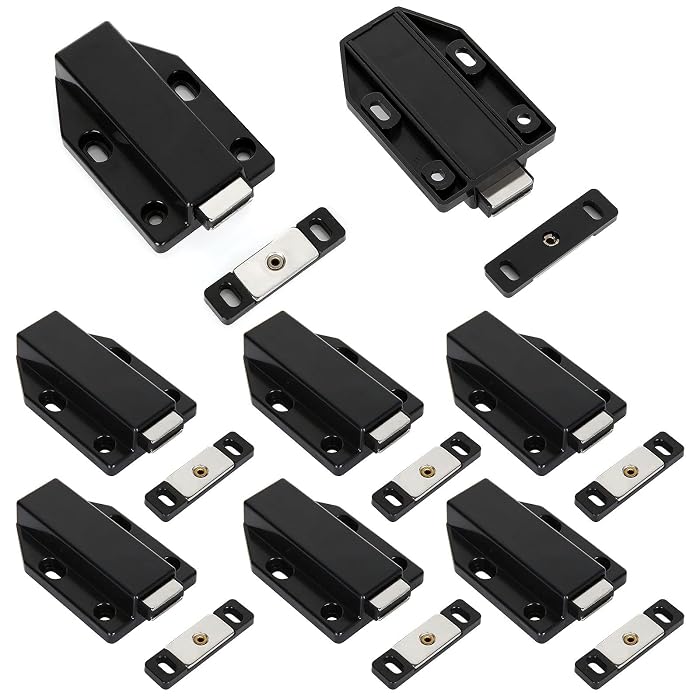 Buy FVIEXE 8PCS Magnetic Push Latch Heavy Duty, Push to Open Door Latch ...