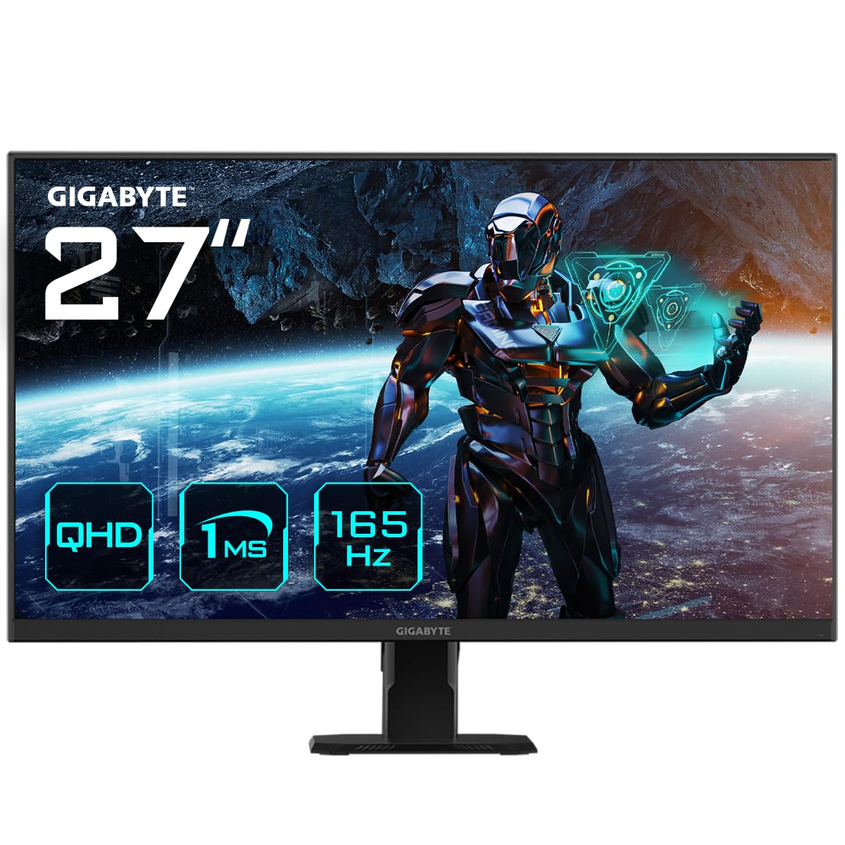 Gigabyte GS27Q 27" QHD Gaming Monitor - 2560 x 1440, 165Hz, 1ms, 300 cd ...
