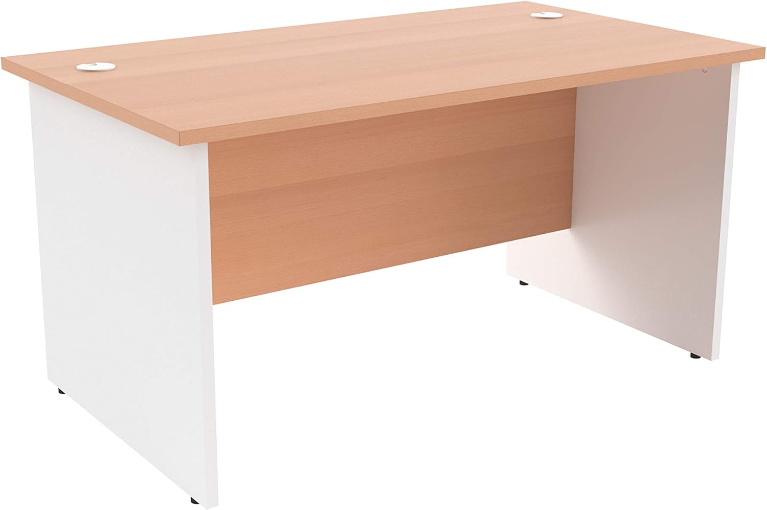 Office Hippo Heavy Duty Rectangular Office Desk with Panel Ends, 120 x ...