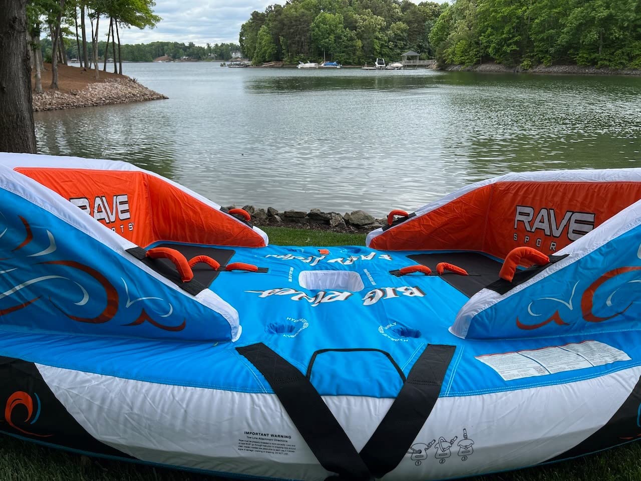 $23/mo - Finance RAVE Sports, Big Easy Boat Towable Water Tube for 2-4 ...
