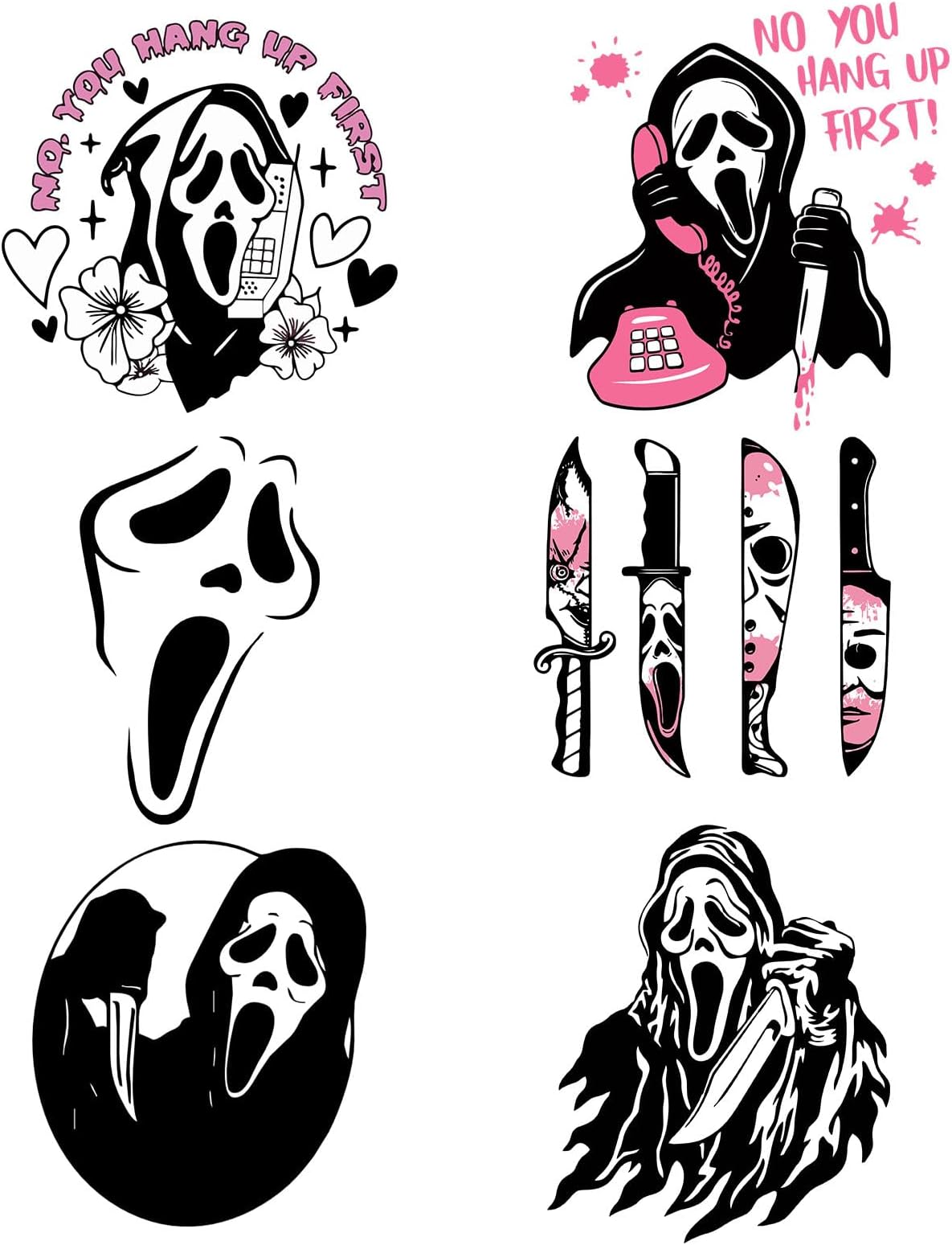 Amazon.com: Pink Ghost Decal – Cute Horror Stickers for Trucks and Cars ...
