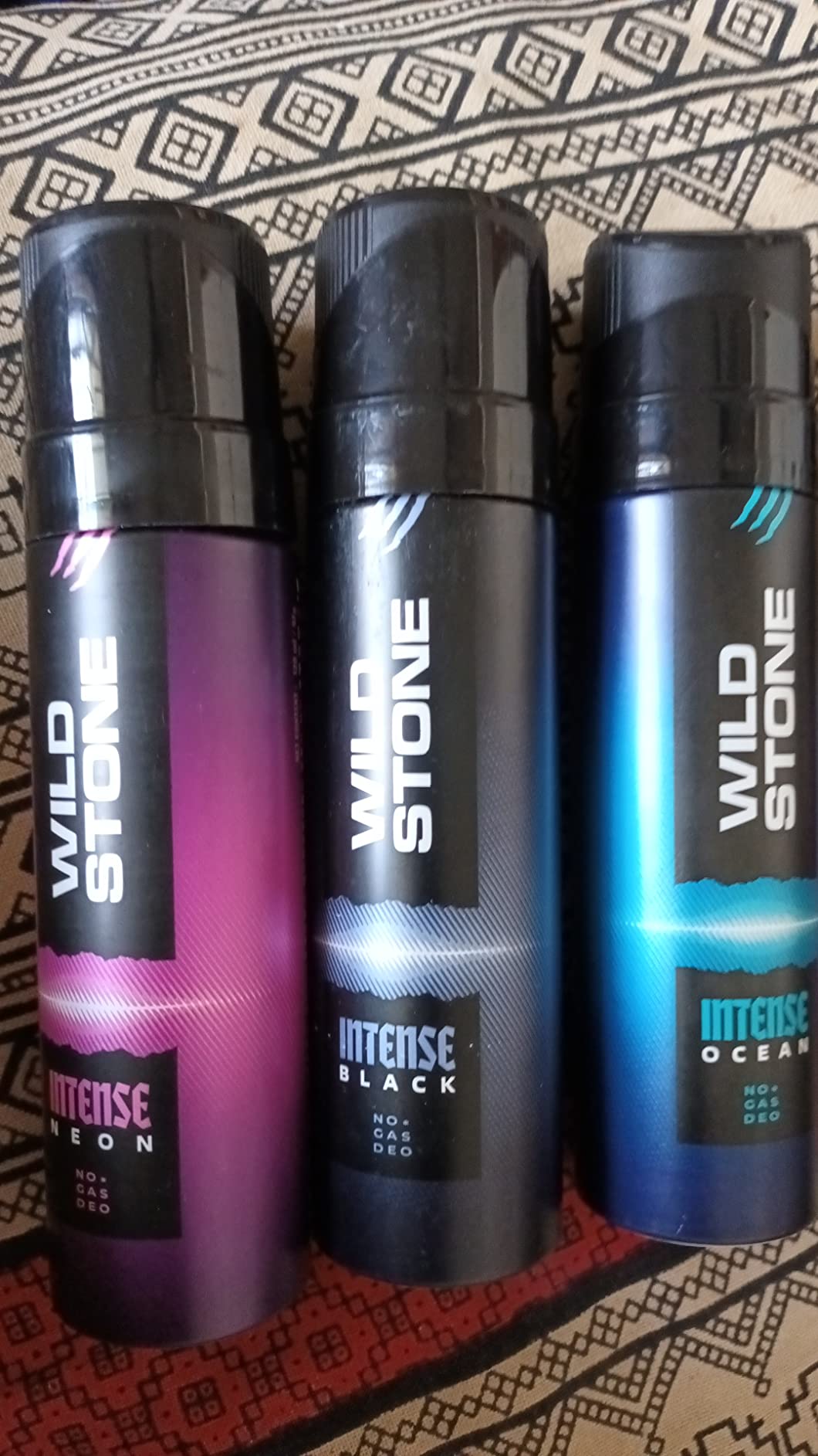 Buy Wild Stone Intense Black, Neon and Ocean Long Lasting No Gas ...