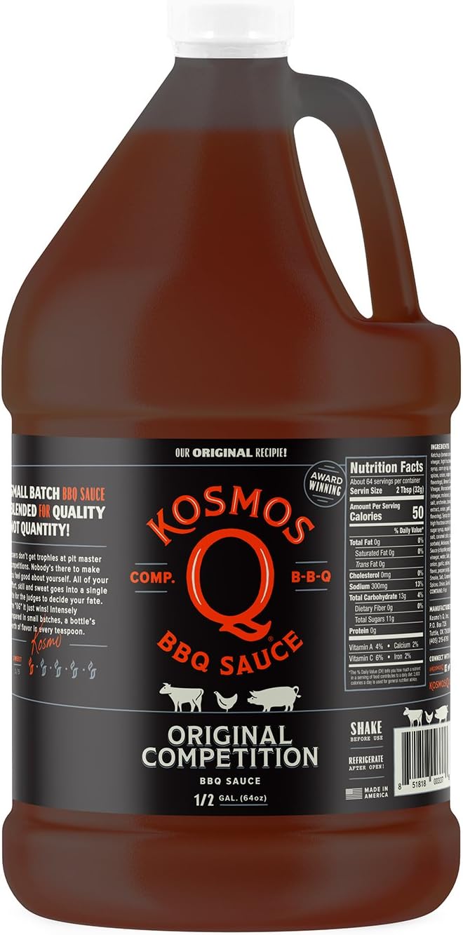 Amazon.com : Kosmos Q Original Competition BBQ Sauce - 15.5 Oz Bottle ...