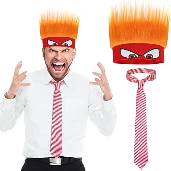 Amazon.com: Pextian 2Pcs Halloween Anger Costume Adult, Halloween ...