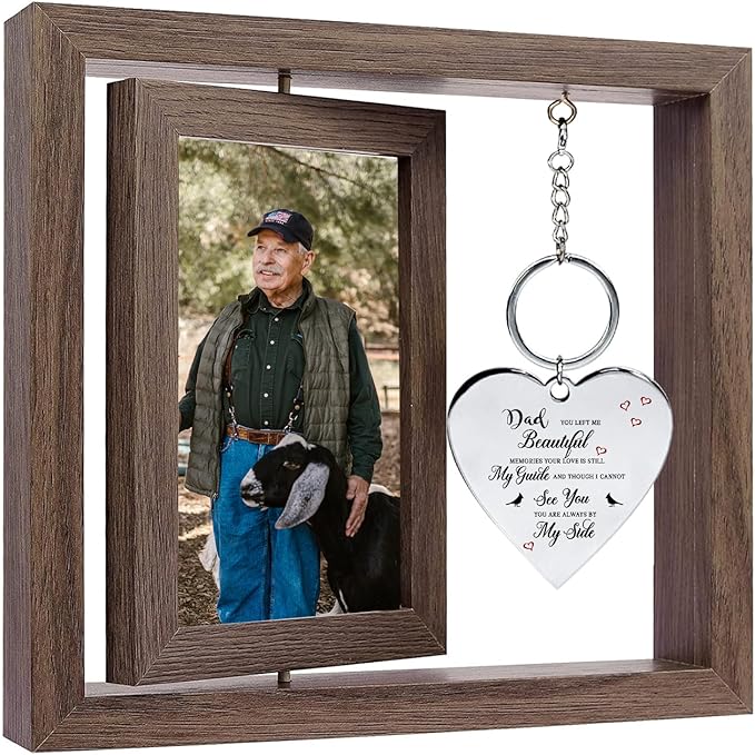 Amazon.com: Fooyekep Memorial Gifts for Loss of Dad Picture Frame ...