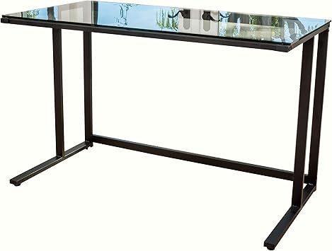 Amazon.com: Christopher Knight Home Eghan Tempered Glass Computer Desk ...