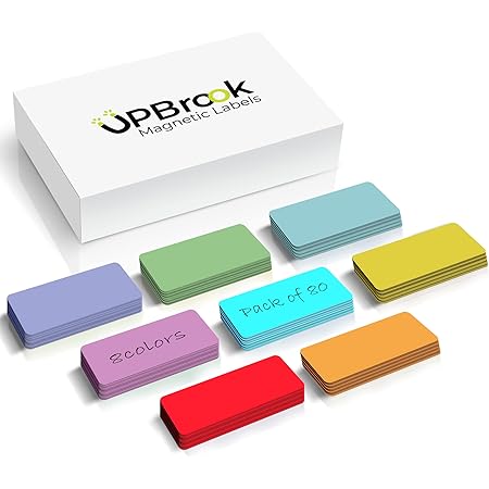 Amazon.com : Dry Erase Magnetic Labels for Whiteboard 80 Pieces 1.2x3.2 ...