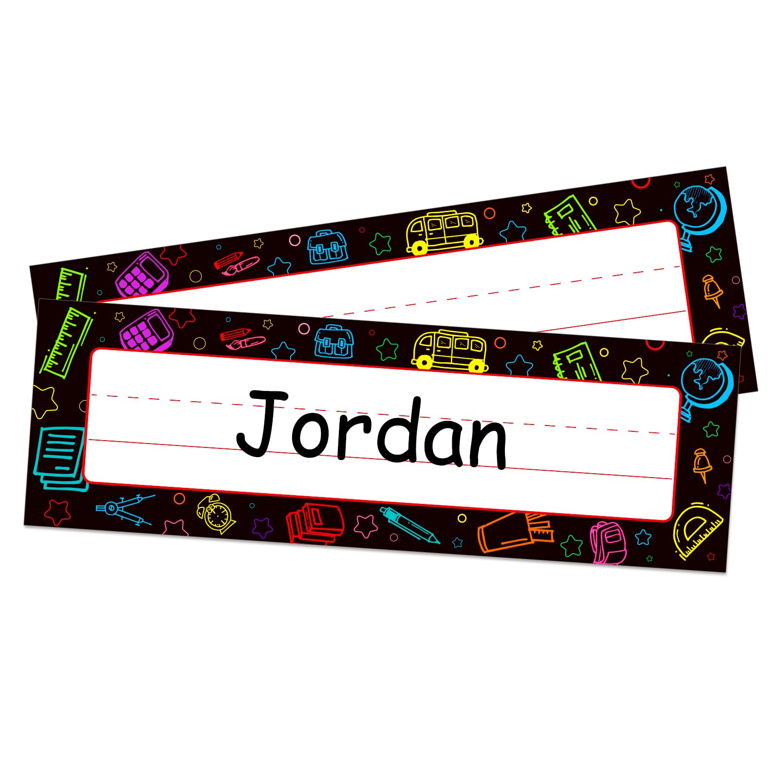 Printable Preschool Desk Name Plates Crayons Desk Tags / Nameplates