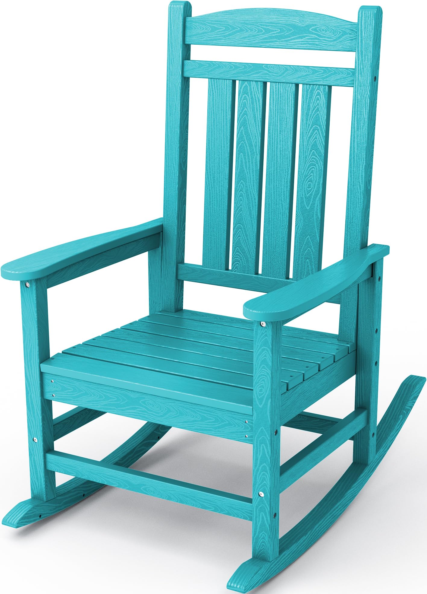 KINGYES HDPE Rocking Chairs Outdoor, Patio Rocking Chairs with 380lbs ...