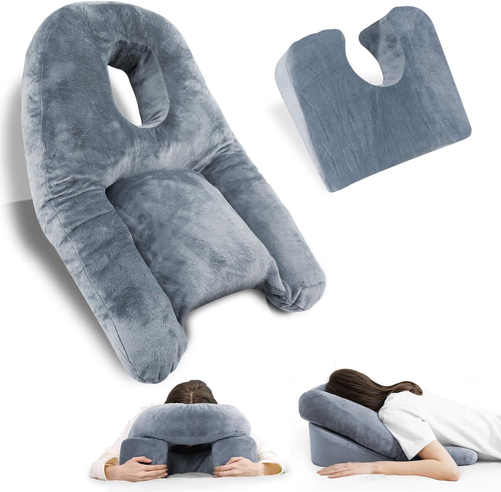 Amazon.com: Siennal Face Down Pillow for Sleeping - for BBL or Eye ...