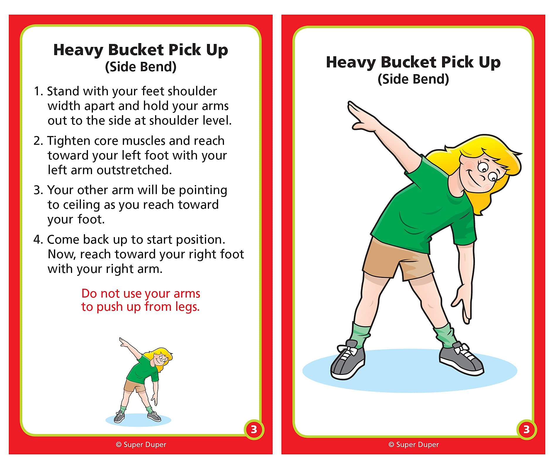 Buy Super Duper Publications | Upper Body and Core Strength Fun Deck ...