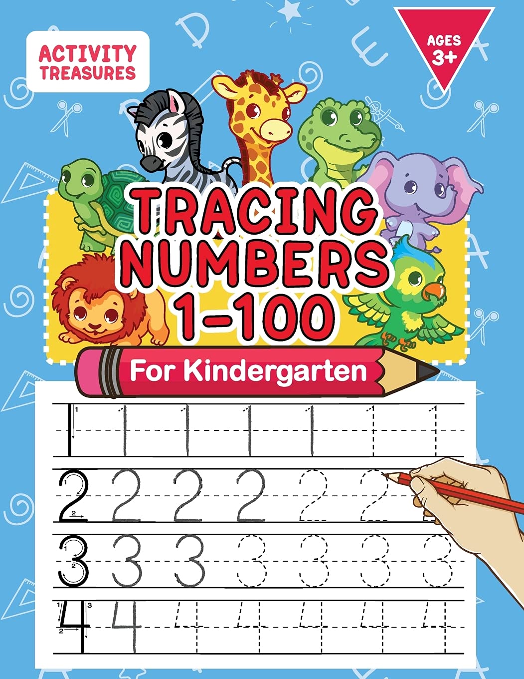 Buy Tracing Numbers 1-100 For Kindergarten: Number Practice Workbook To ...