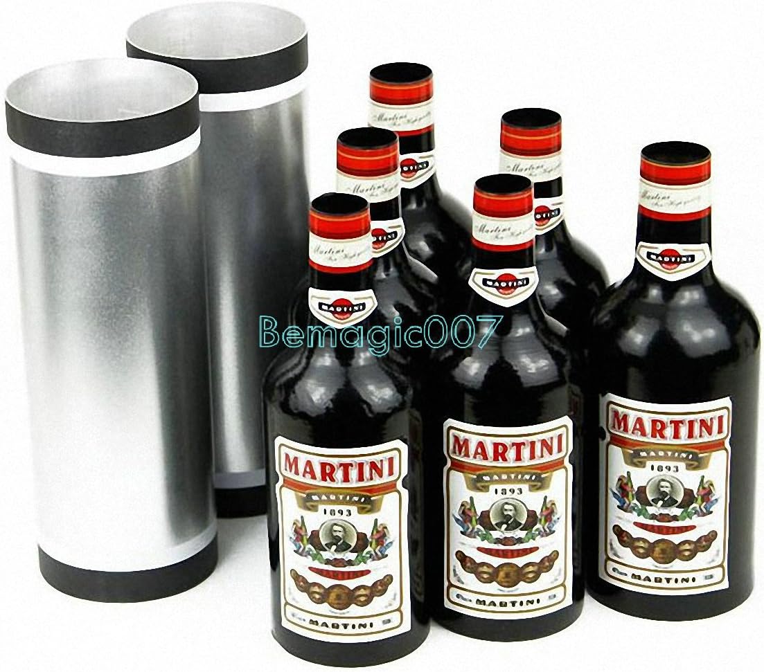 Amazon.com: Stage Magic Tricks Multiplying Bottles Black 6 Bottles : Toys & Games