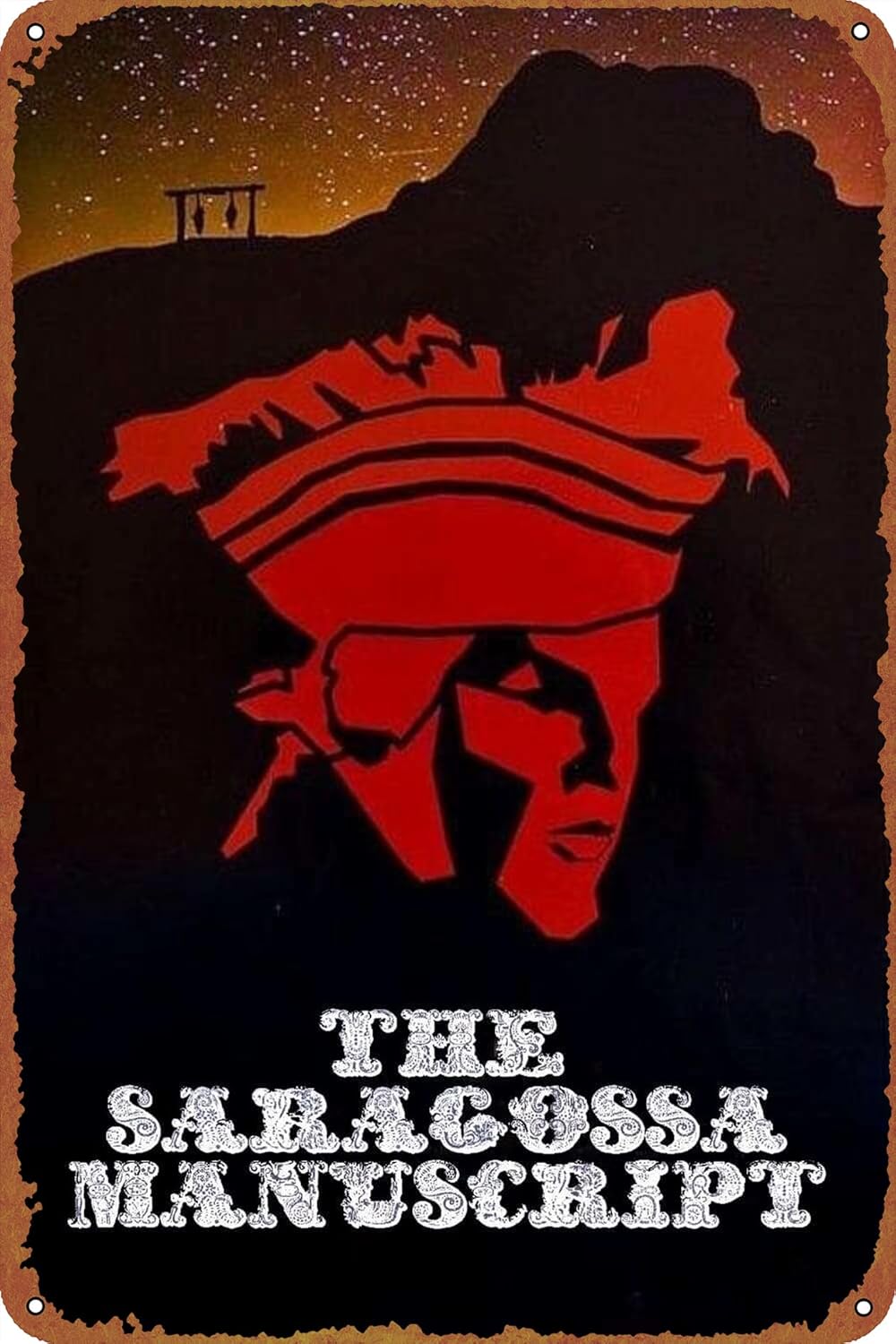 Amazon.com : The Saragossa Manuscript Metal Tin Sign Wall Decor Funny ...