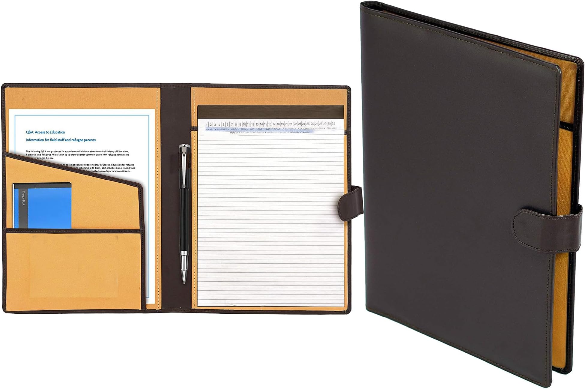GreatDio® Conference Folder.Leatherite Material Professional Conference ...