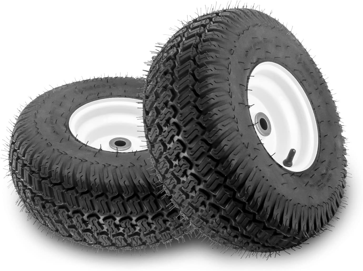 Amazon.com: 15x6.00-6" Lawn Mower Tire and Wheel with 3/4" Iron Bushing ...