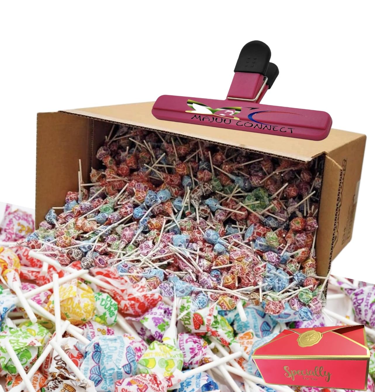 Amazon.com : DUM- DUMS ORIGINAL (1000 Count) Bulk Mix Lollipops |16 ...