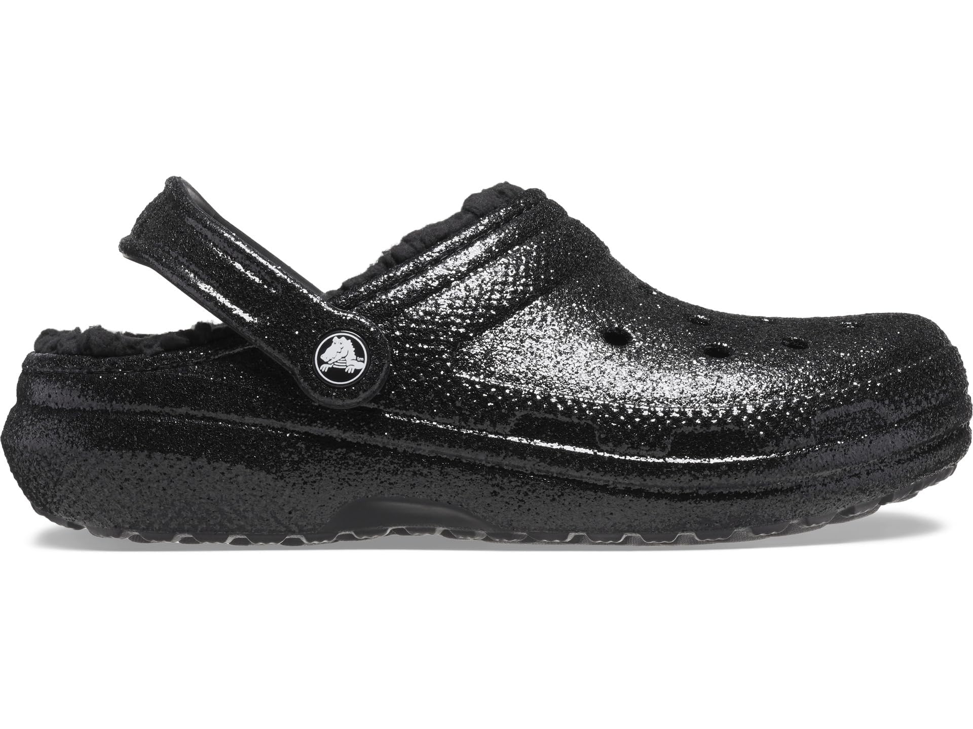 Snapklik.com : Crocs Classic Lined Glitter Unisex Clog Shoes - Faux Fur ...