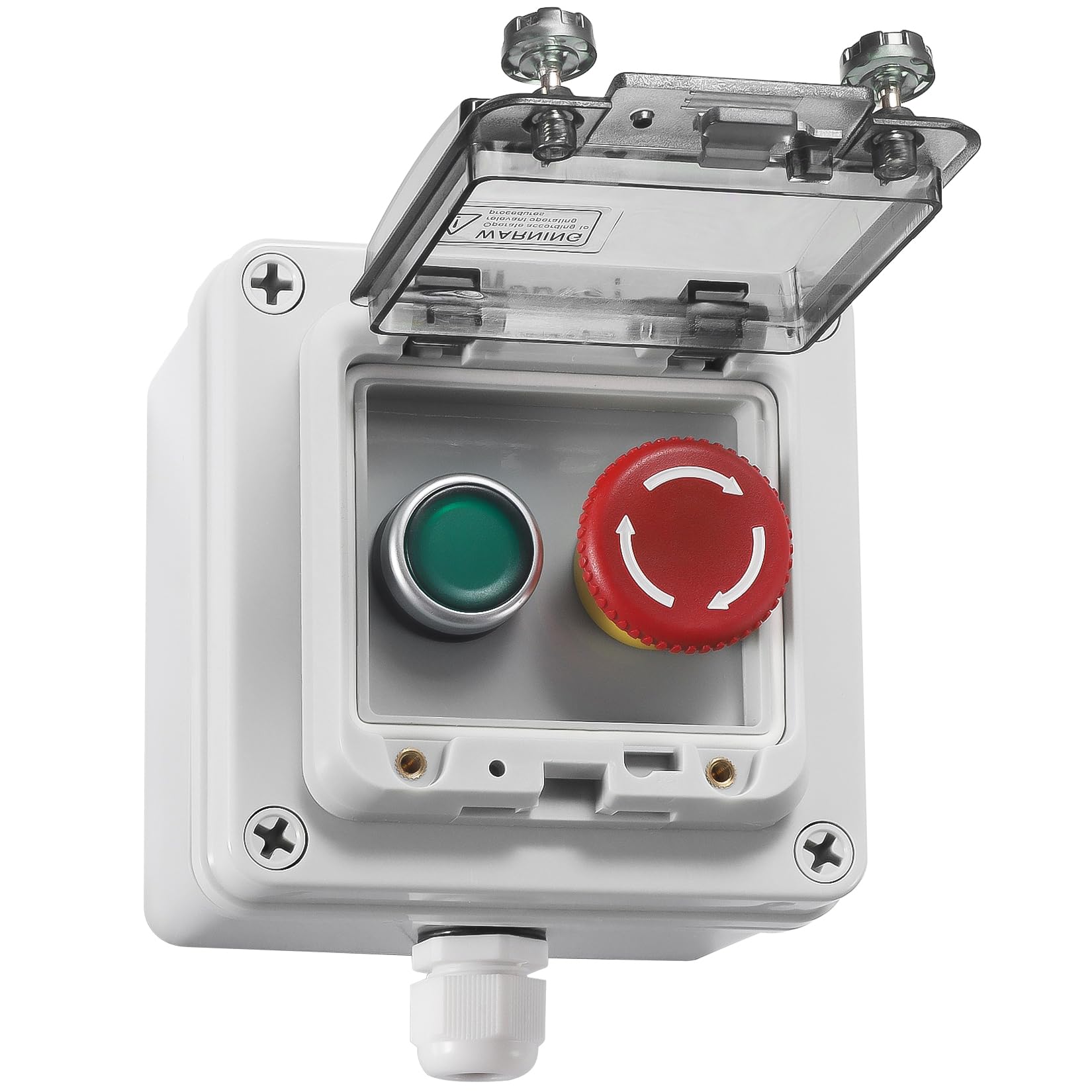 Snapklik.com : IP67 Outdoor Waterproof Box 2 Push Button (Letter ...