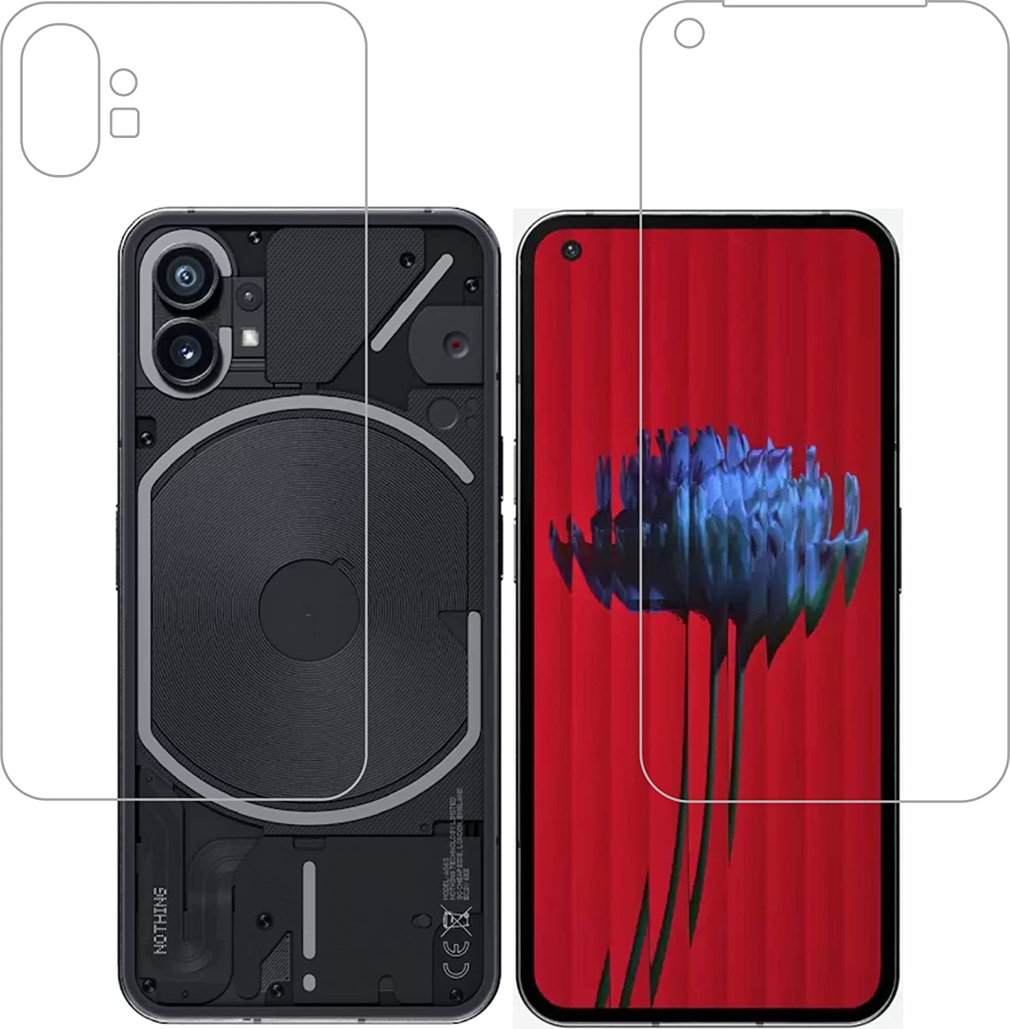 MahadealzDesign Acrylic Combo Set Of Front Screen Guard Trink + Back ...