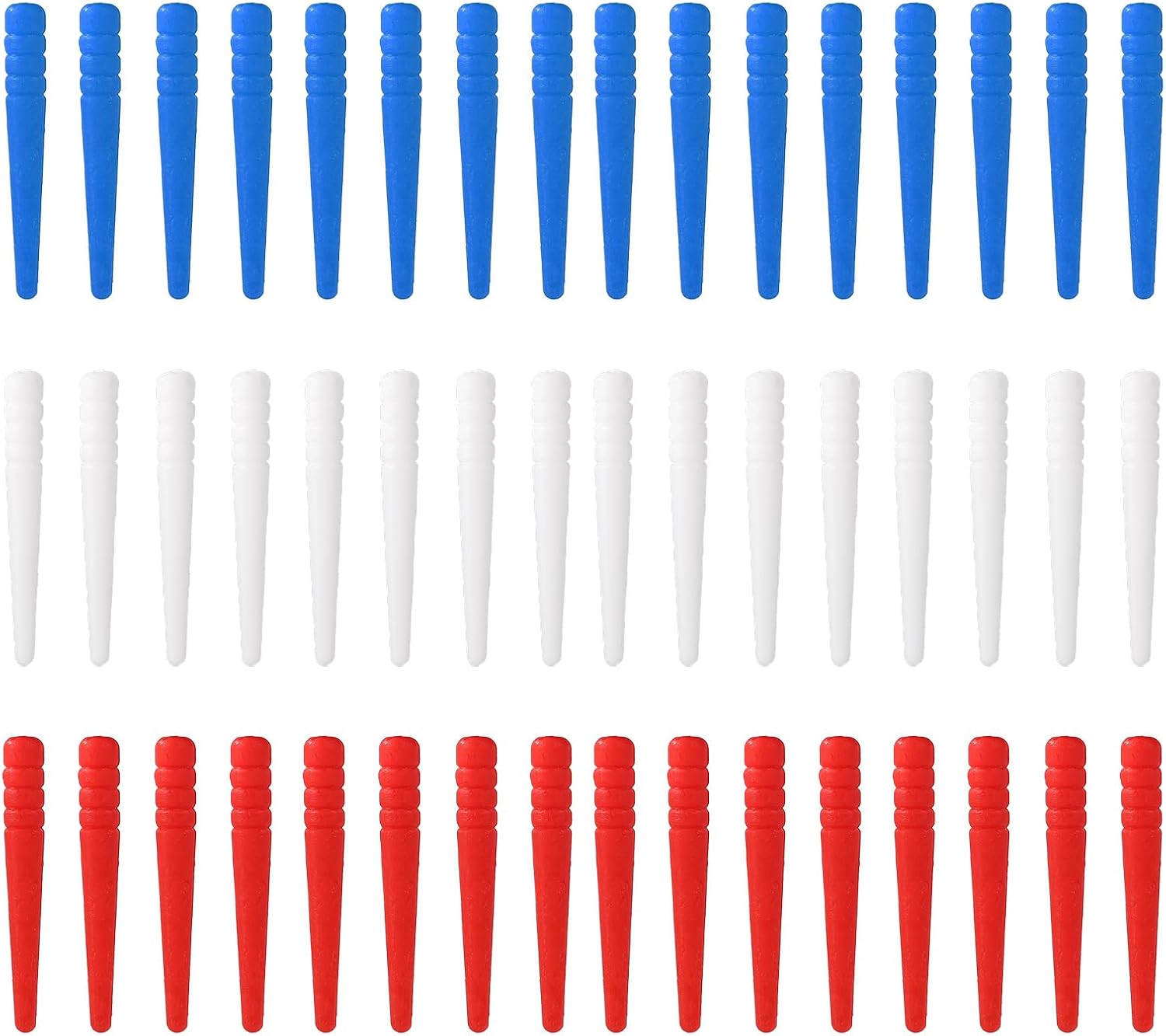 48pcs Cribbage Board Pegs, Plastic Cribbage Pegs Fit 1/8 Inch Holes ...