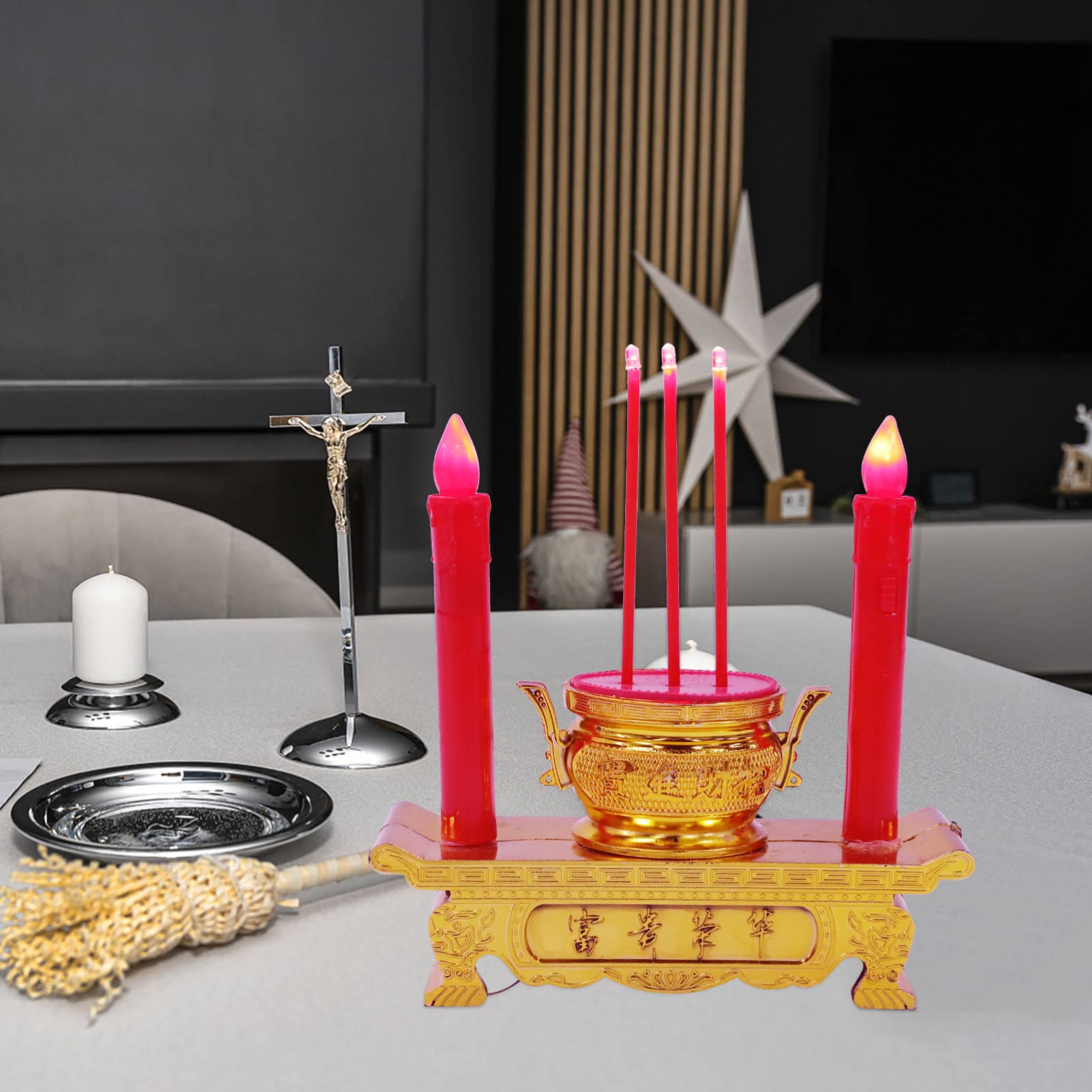 Candle Altar Wedding Winter Wedding Decor Ideas Chic & Festive