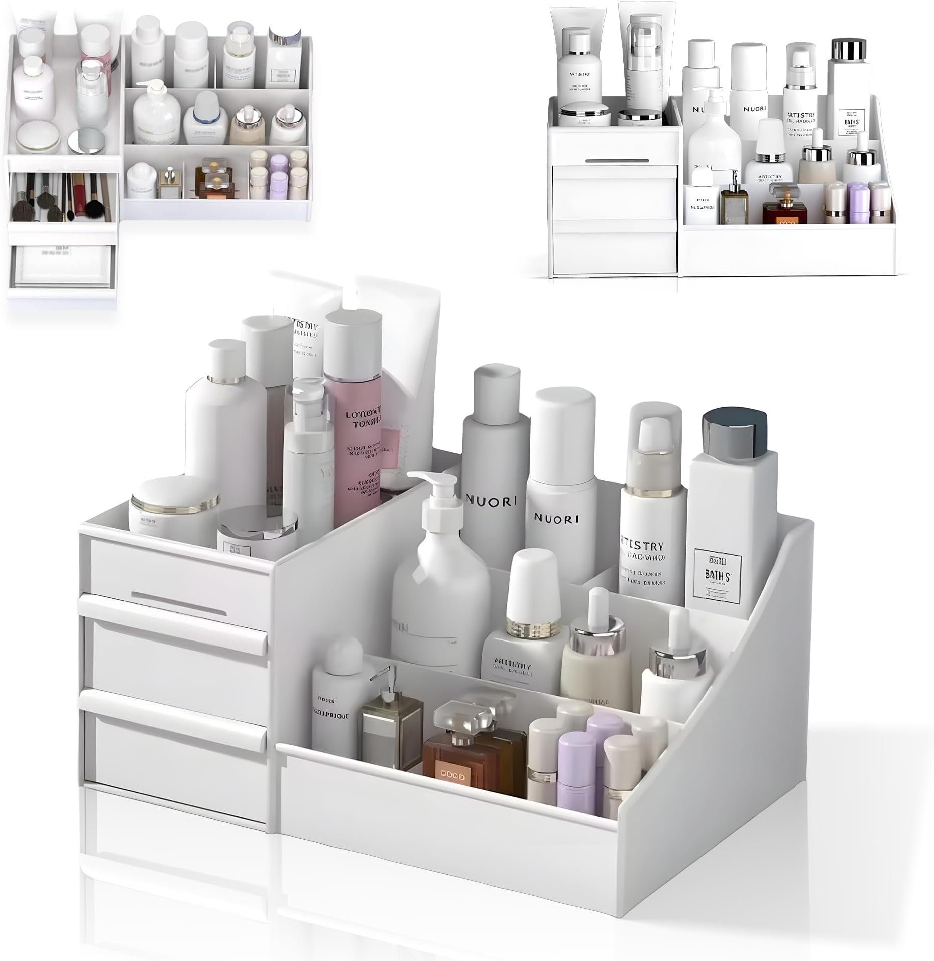 Amazon.com: JB Life Solutions Make Up Organizers For Vanity, Skin Care ...