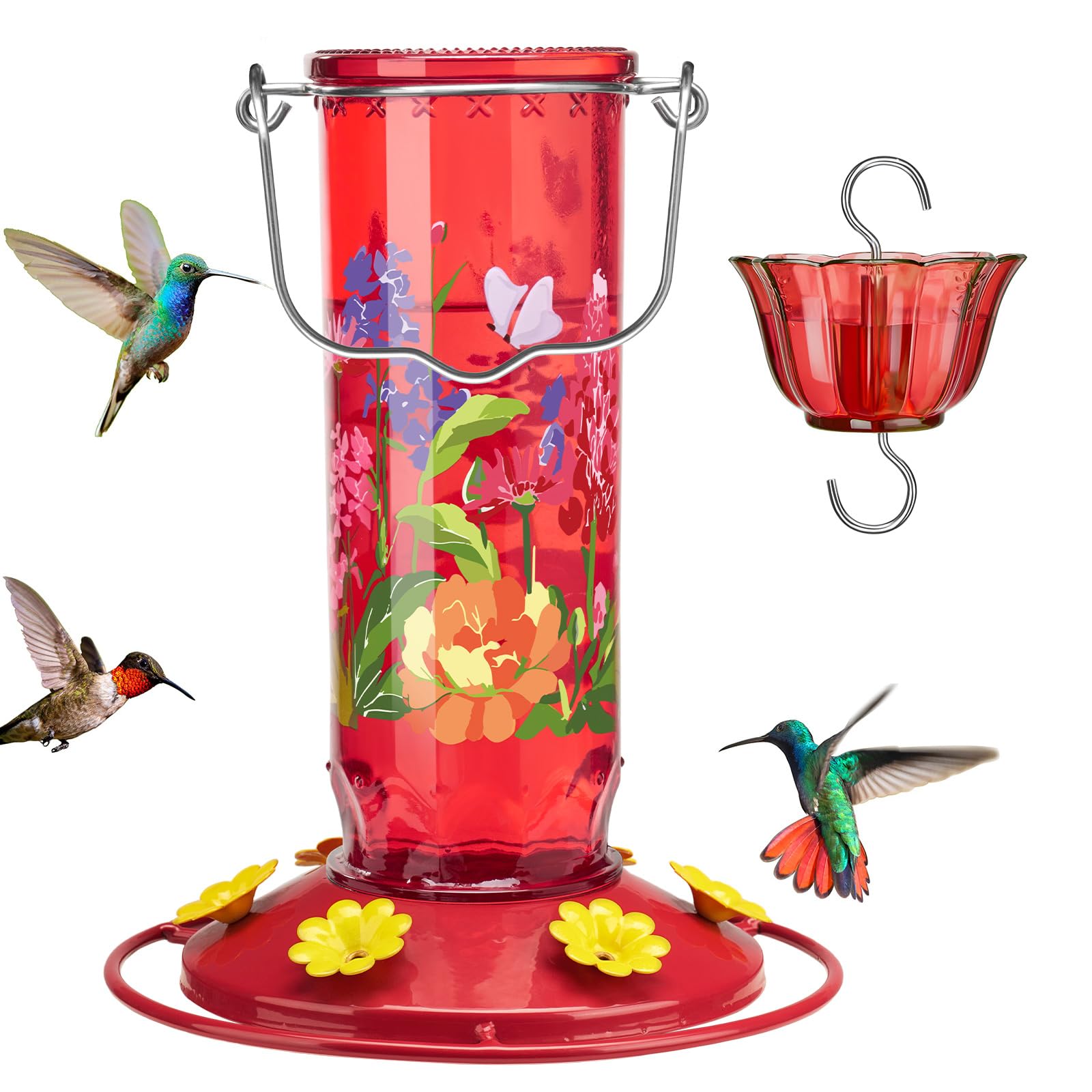 5 Best Bird Feeder For Hummingbirds | Anti-Moat & 25oz Capacity