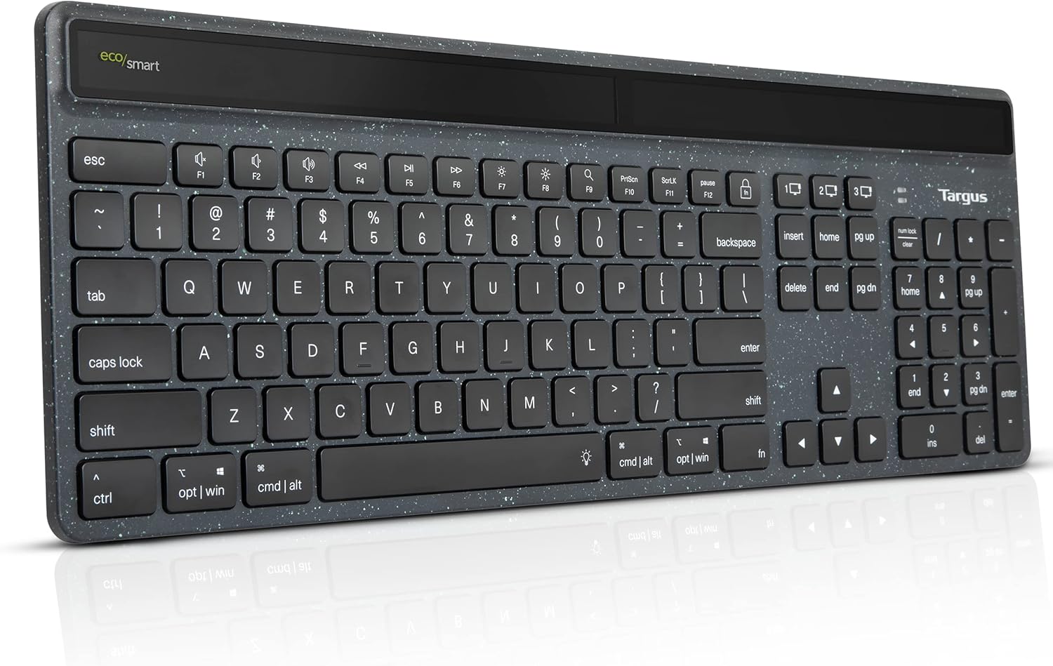Amazon.com: Targus Full-Size Sustainable EcoSmart Bluetooth Keyboard ...