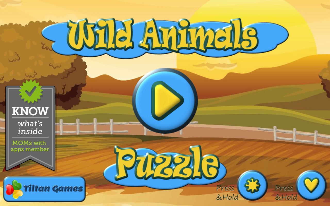 Wild Animals Puzzles - Preschool and Kindergarten Learning Games for ...