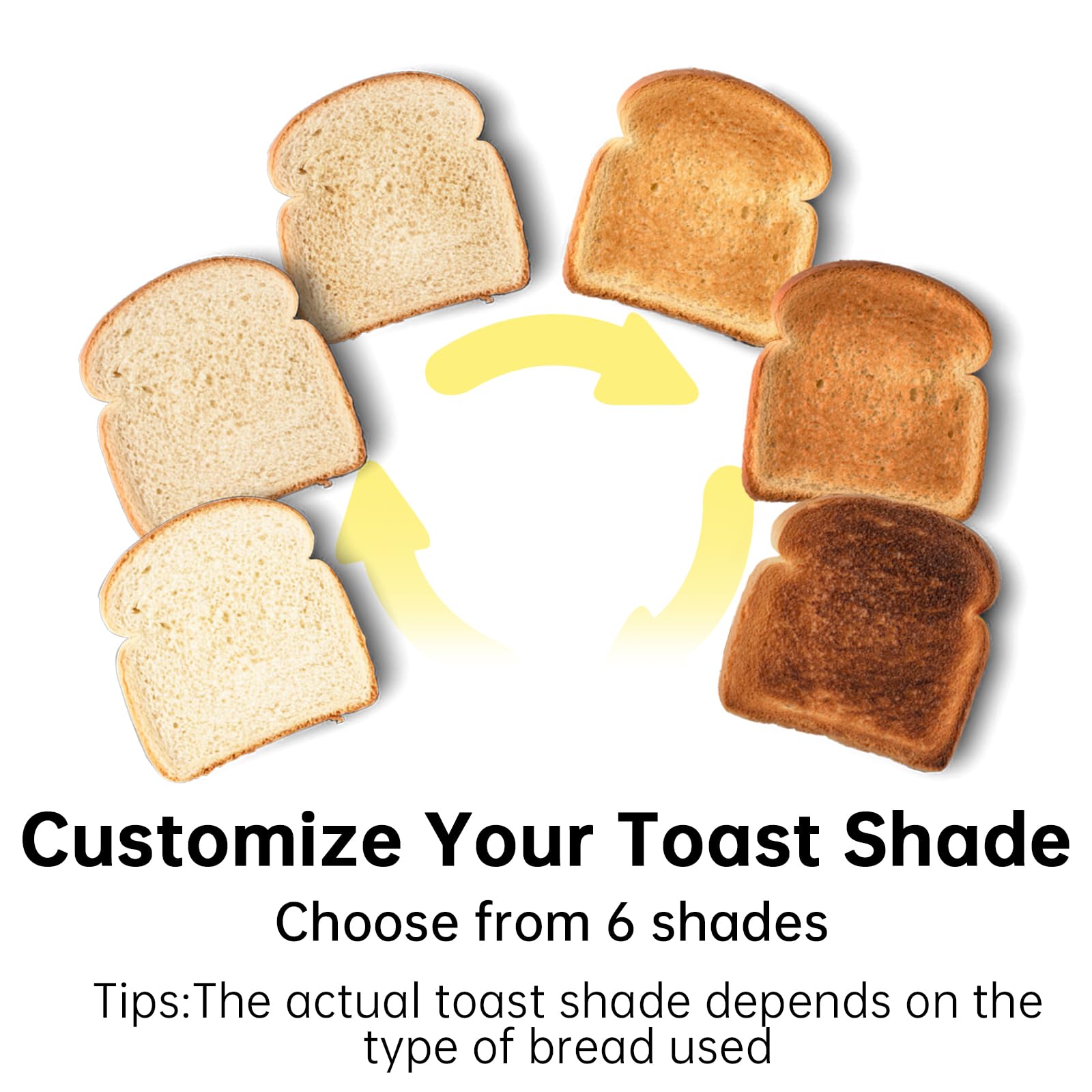 Snapklik.com : 2 Slice Slim Toaster, Single 10" Long Slot Toaster Fits ...